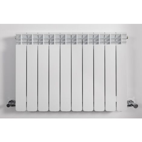 Radiatore termosifone in alluminio 5 elementi interasse 800mm helyos ...
