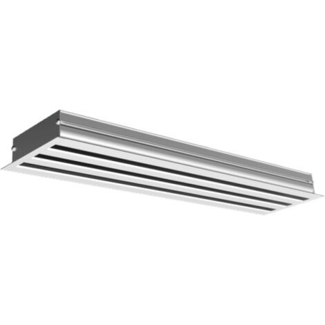 Diffusore lineare a 2 feritoie hella 2 2000 sw r 0 sw systemair 216031