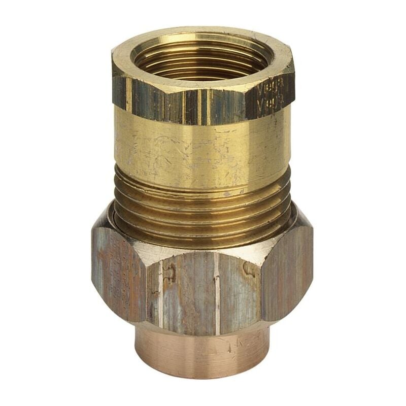 Viega Rohrverschraubung 115937 42 mm x Rp 1 1/2, Rotguss/Messing, konisch dichtend