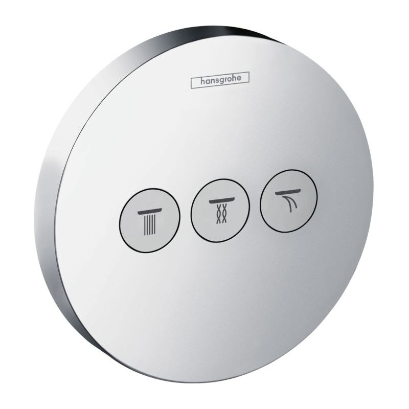 hansgrohe ShowerSelect S Unterputz Ventil 15745000 für 3 Verbraucher, chrom