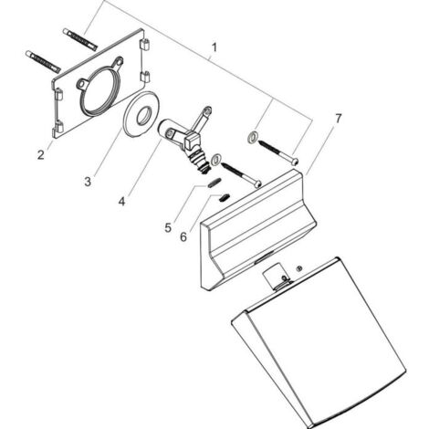hansgrohe Raindance Schwallbrause 26442000 Rainfall 150, Wandmontage, chrom