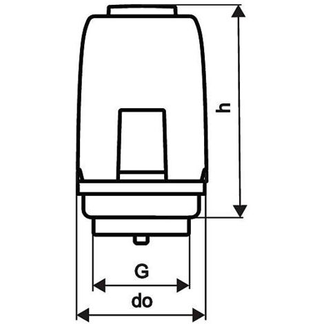 Uponor Stellantrieb 1141679 24 V, grau