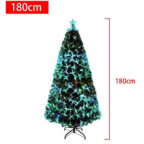 Künstliche Weihnachtsbaum 180cm mit 200LEDs Weihnachtsbäume PVC Grün ...