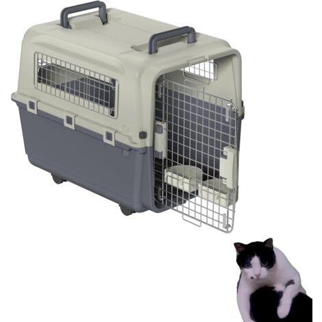 Transportbox Katzen, 67x51x58.5cm Katzentransportbox Reise & Transport ...