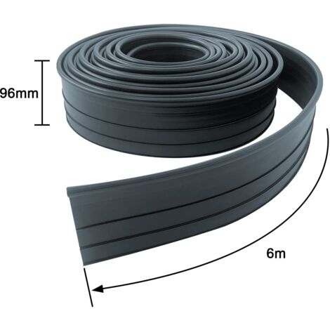 Rasenkante 6m Kunststoff Rasenkanten Flexible Beeteinfassungen PE Rolle ...