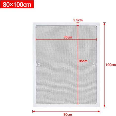 Fliegengitter Fenster mit Rahmen Fensternetz Insektenschutz ...