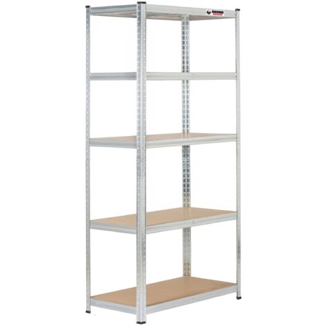 Six Bay Rhino Racking 180x90x45cm 5 tier Galvanised Heavy Duty Boltless ...