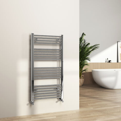 S'AFIELINA Heated Towel Rail Radiator Central Heating Straight Heating ...