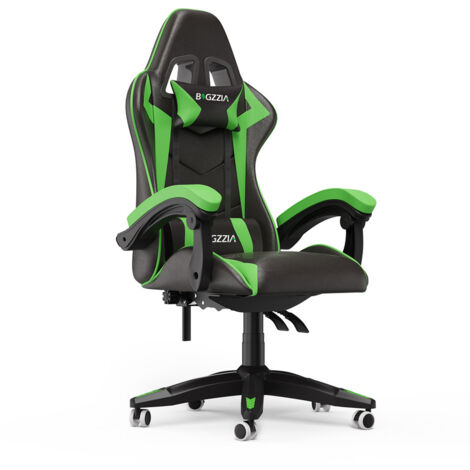 Sedia da gaming - bigzzia Sedia gaming Verde - Sedia poltrona gaming ...