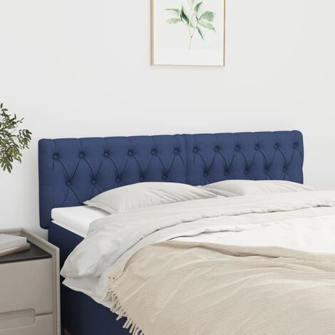 Set di 2 Testiere Modernas Testiere per Letto Blu 72x7x78/88 cm in ...