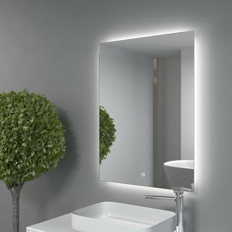 Specchio luce rettangolare LED