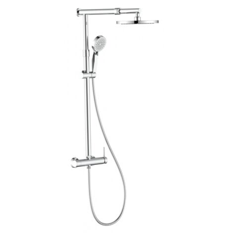 Colonna doccia moderna completa ed universale, estensibile