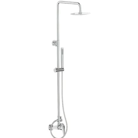 Colonna doccia completa di miscelatore pronta per l'installazione