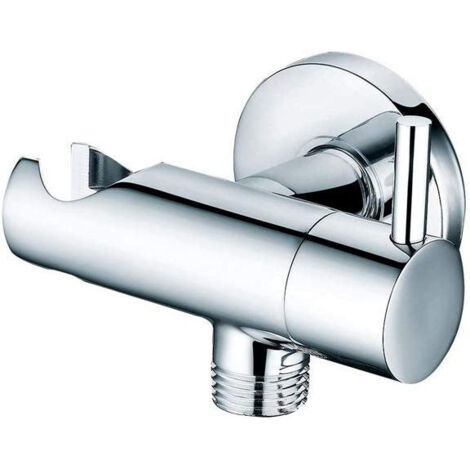 Set kit doccetta per wc, completo di rubinetto e flessibile 120 cm