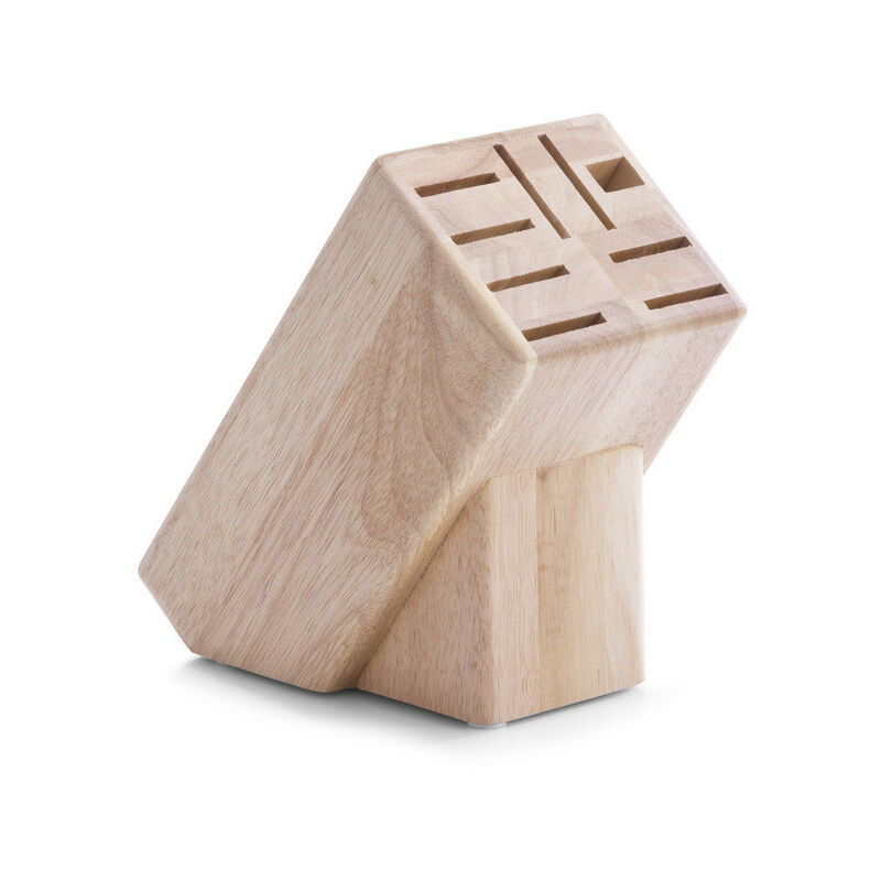 Support à couteaux en bois, bloc à couteaux - 25x22x13cm, ZELLER