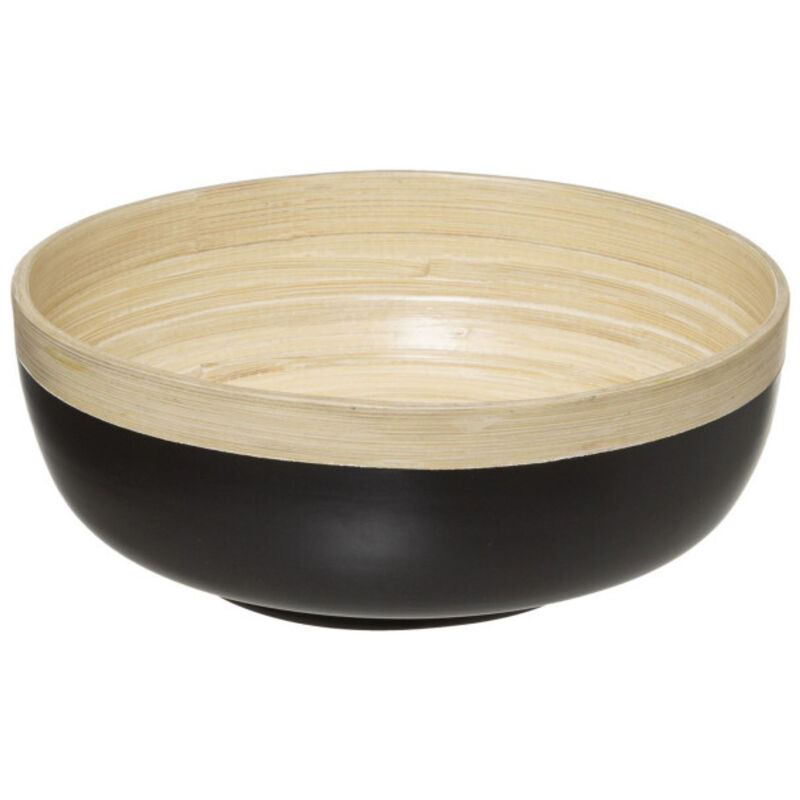Saladier en bambou "Modern Color" - Beige/Noir - D 20 cm - Livraison ...
