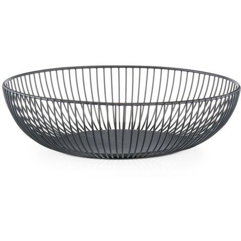 Bol en métal pour cuisine, corbeille à fruits, bol en fil décoratif.