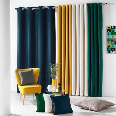 Rideau à oeillets jacquard 140 x 260 cm RIAD