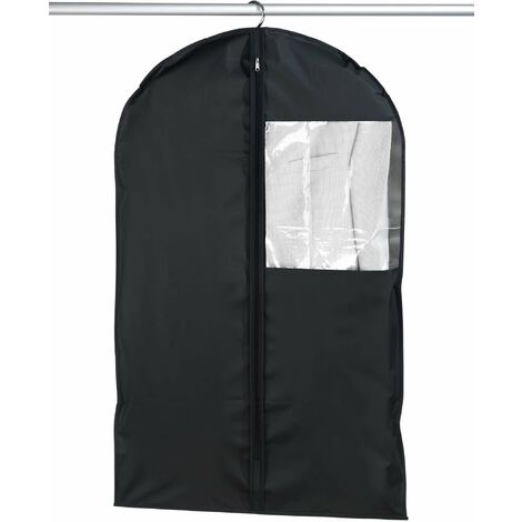 Housse de costume noir profond, 100 x 60 cm, WENKO