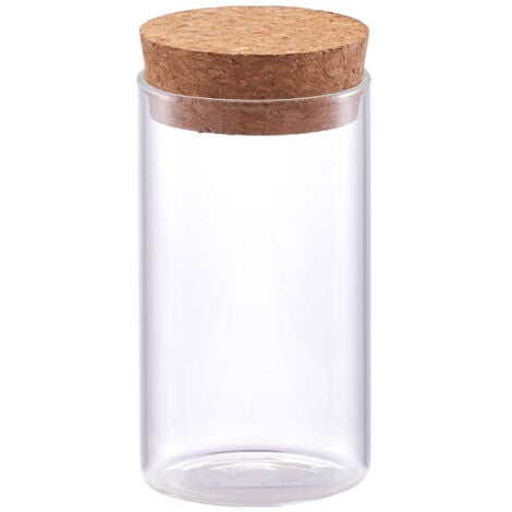 Récipient en verre avec couvercle en liège, 155 ml