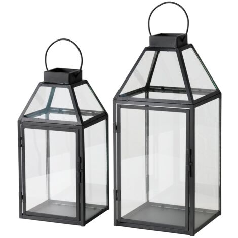 Lampions pour bougies à usage intérieur ODENSE, 2 pièces.