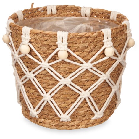 Cache-pot boho MACRAME, Ø 21 cm