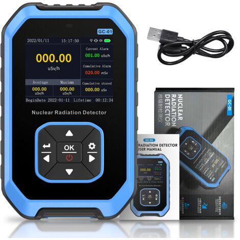 Geiger Counter Nuclear Radiation Detector -Radiation Dosimeter with LCD ...