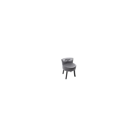 Velvet Chair with Oak Legs, Button Tufted Pattern, Upholstered Dresser ...