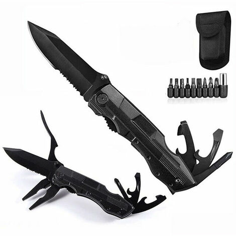 Multi Purpose Knife Multi Tool Stainless Steel Plier Tools Outdoor ...