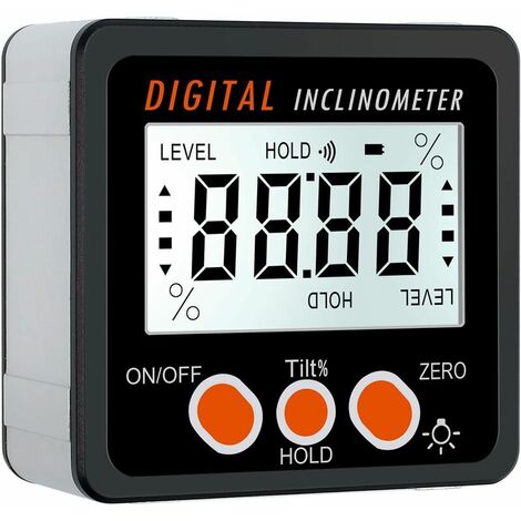 Digital Inclinometer 490° Magnetic Goniometer Waterproof IP54 Backlight ...