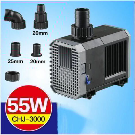 CHJ-3000 Eco Aquarium Pump up to 3000l/h 55W Aquarium submersible pump ...