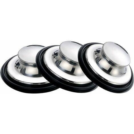 Sink Plugs, Stainless Steel Kitchen Sink Plug, 3.35 &39&39 Wide and ...