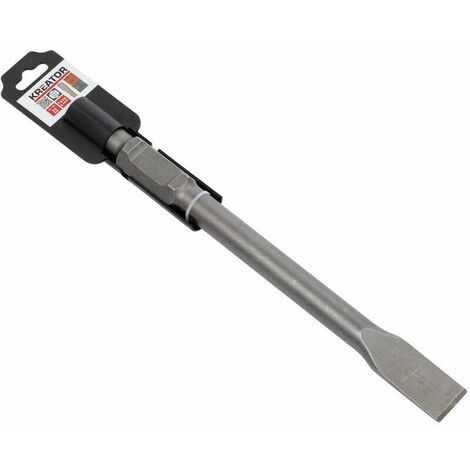 Kreator flat chisel SDS HEX for demolition hammer - steel 410 x 35 mm