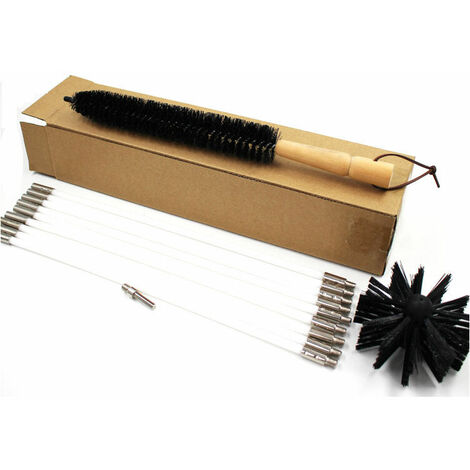 Professional chimney sweep set