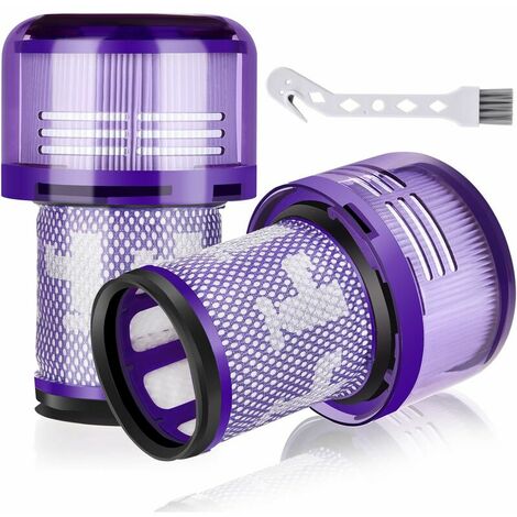 2 Pack Replacement Filters for Dyson V12 Detect Slim Absolute Vacuum ...