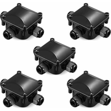 Set Of 5 Waterproof Junction Boxes. 3-way Junction Box Junction Box ...