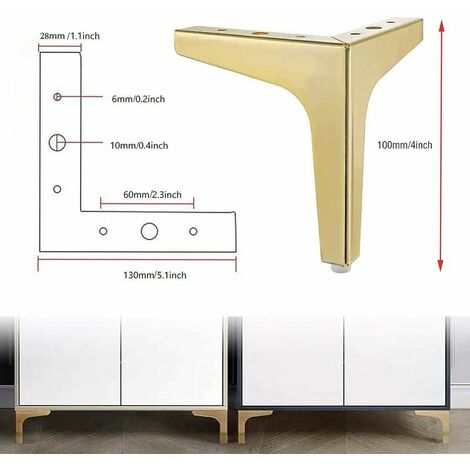 Metal Triangle Sofa Legs Triangle Furniture Legs Coffee Table Legs ...