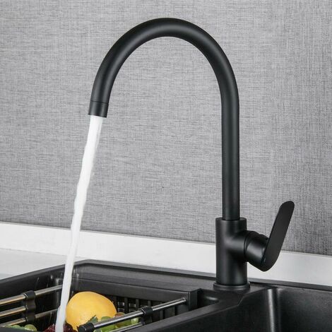Kitchen Faucet Sprayer Single Handle Stainless Steel Hot and Cold Mixer ...