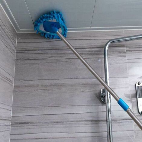 Retractable Triangle Ceiling Cleaning Mop Floor Kitchen Ceiling Wall ...