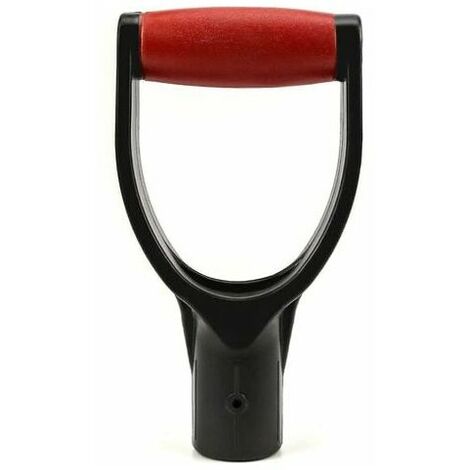 Shovel handle, replacement D-handle ID 31 mm for shovel spade fork