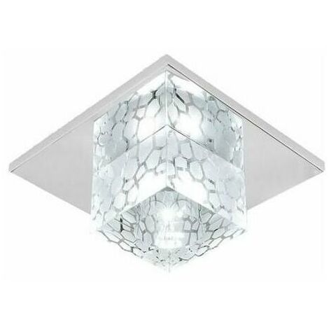 Crystal Cube Ceiling Light 5W 12cm White Ceiling Lamp Lighting for ...