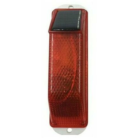 Solar powered warning light, sensitive strobe warning light, LED ...