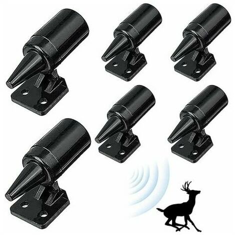 Warning Ultrasonic Anti-Game Whistle (Rabbit, Boar, Deer, 6pc Deer