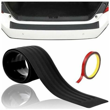 Rear Bumper Protector Universal Durable Black Rubber Rear Bumper ...