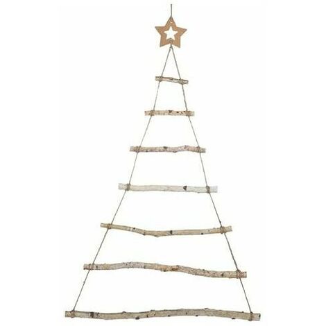 Wooden Ladder Christmas Tree 90x60cm Hanging Advent Calendar Christmas ...
