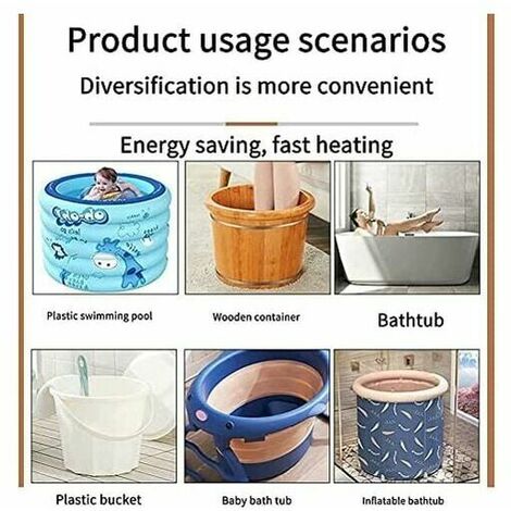 3000W electric water heater with immersion voltage, swimming pool water ...