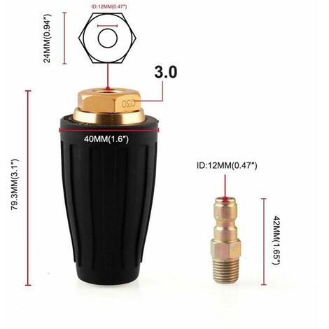 Rotary Turbo Nozzle, Rotary Turbo Nozzle Spray Nozzle for High Pressure ...