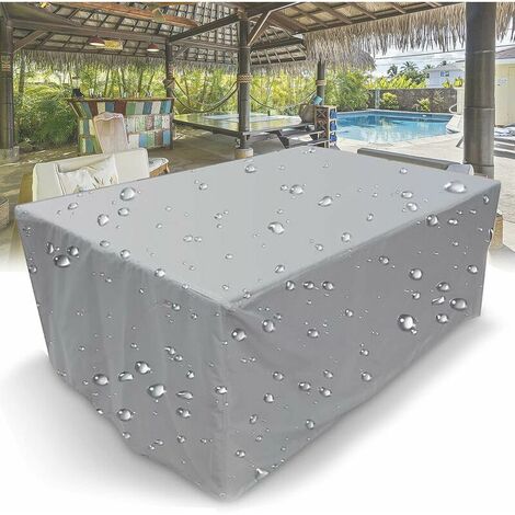 Garden Furniture Cover, 210D Rectangular Waterproof Furniture Cover ...