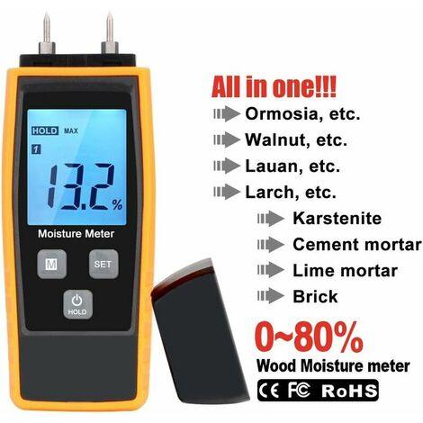 Moisture Tester, XRCLIF Wall & Wood Moisture Tester, Leak Meter ...