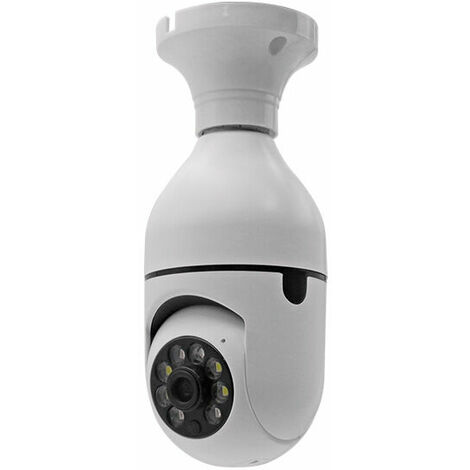 360 Wifi Panorama CCTV Camera Panoramic Bulb Night Vision Two Way Audio ...
